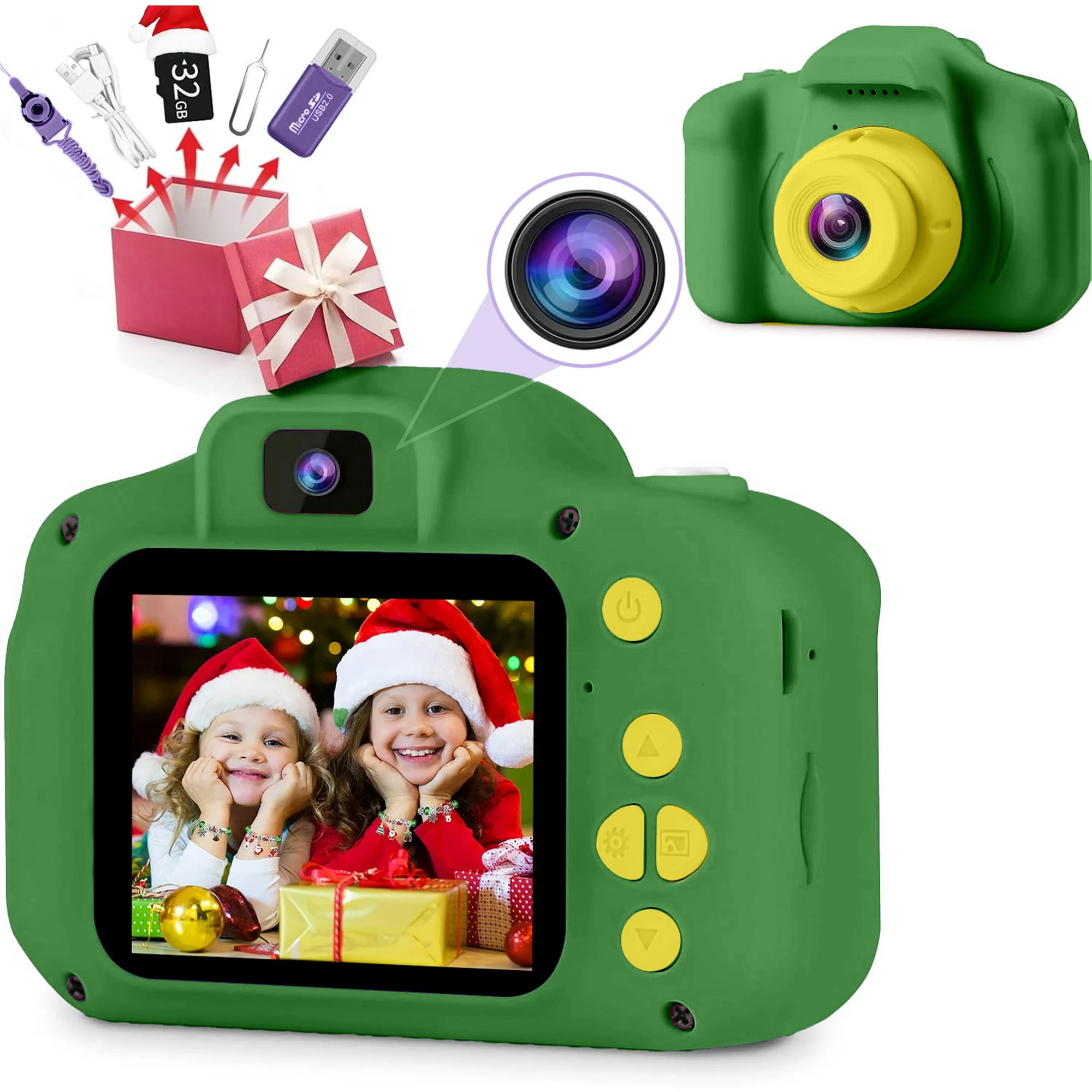 Sanmadrola Kids Camera Selfie Camera for Kids Toddler Toys Girls Boys ...