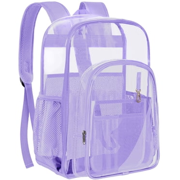 Tinyat Clear Backpack Heavy Duty Large Waterproof Transparent Stadium ...