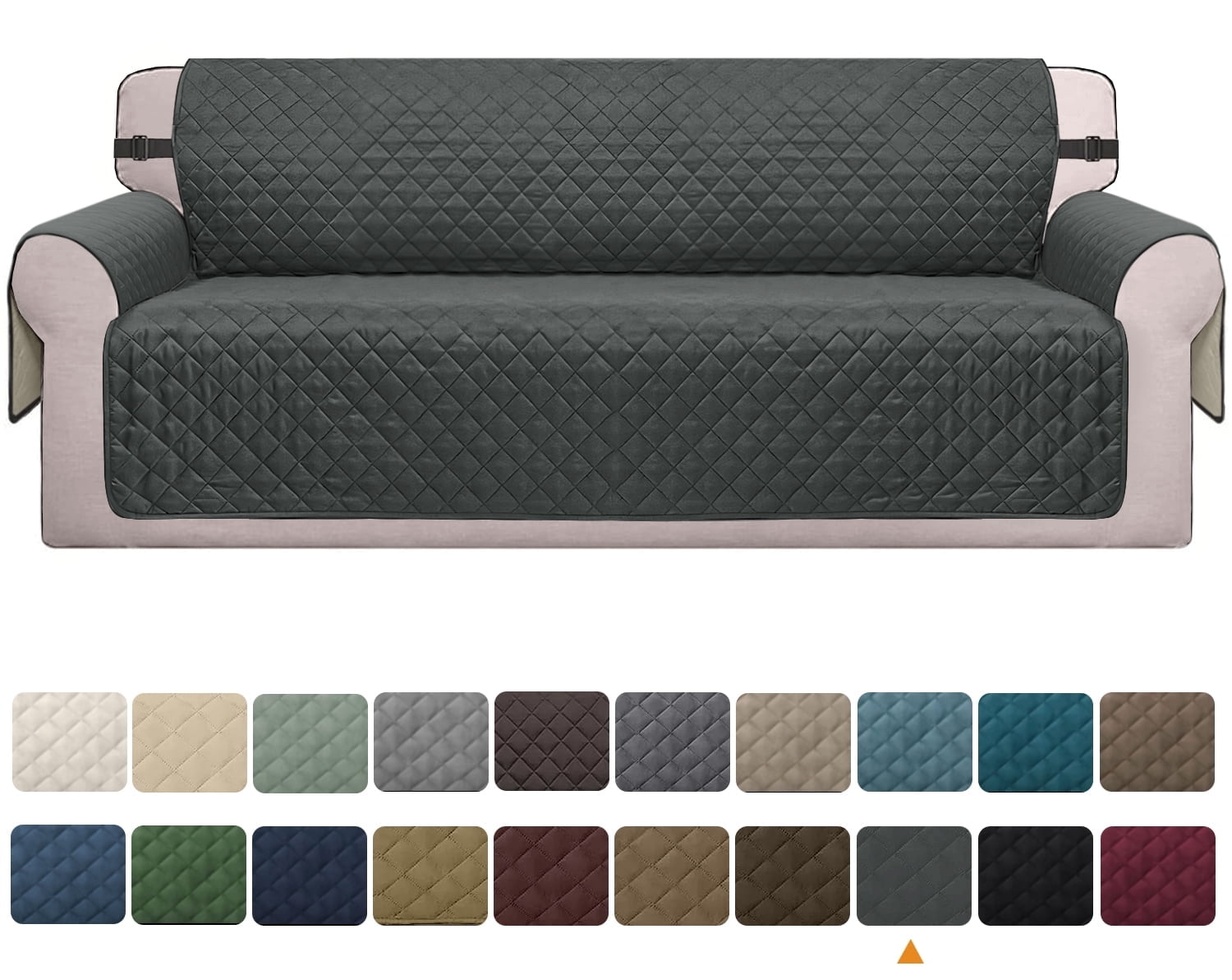 Sanmadrola Reversible Sofa Cover Machine Washable Couch Cover Water ...