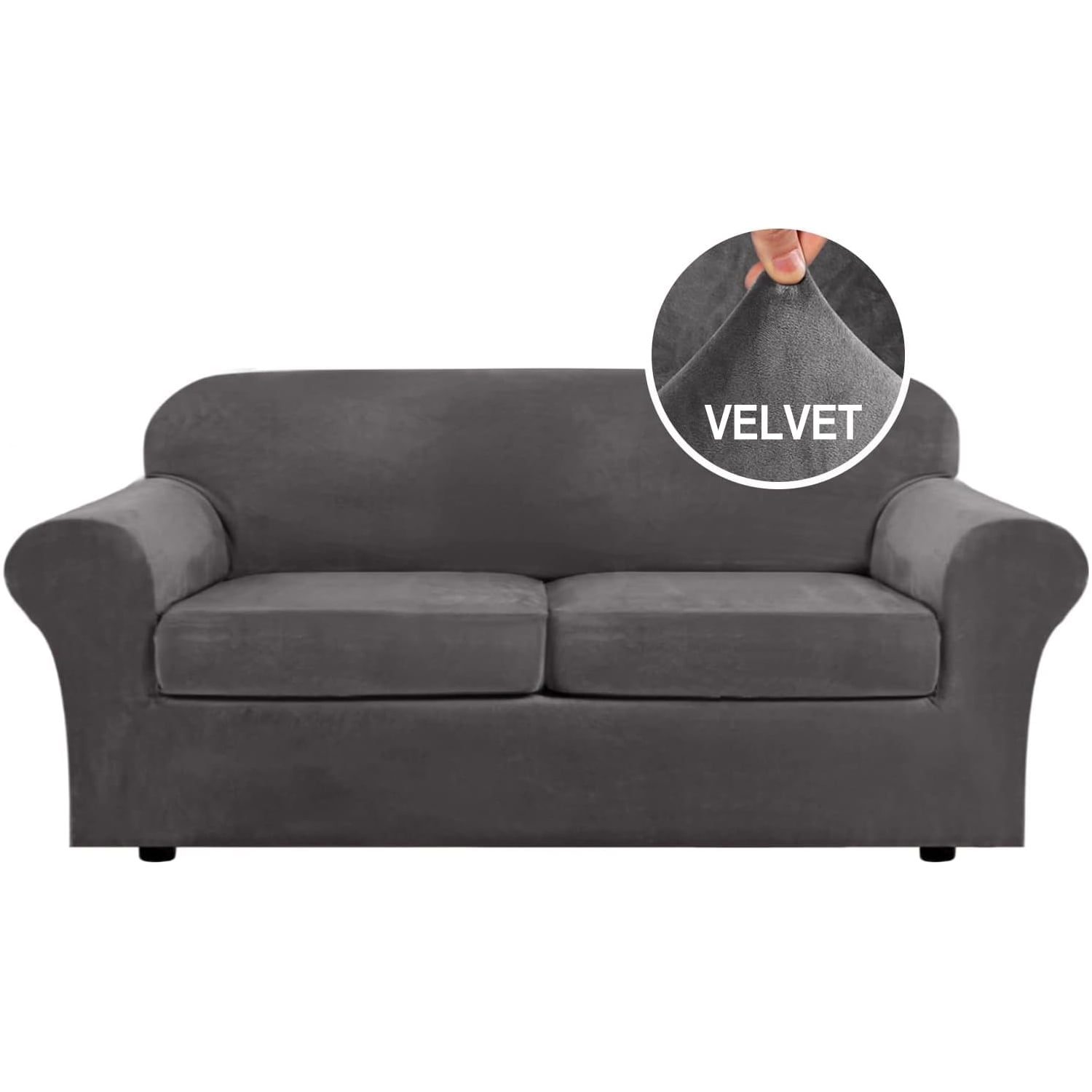 Sanmadrola Sofa Cover Slipcover Couch Cover Set for 2 Seat Extra large ...