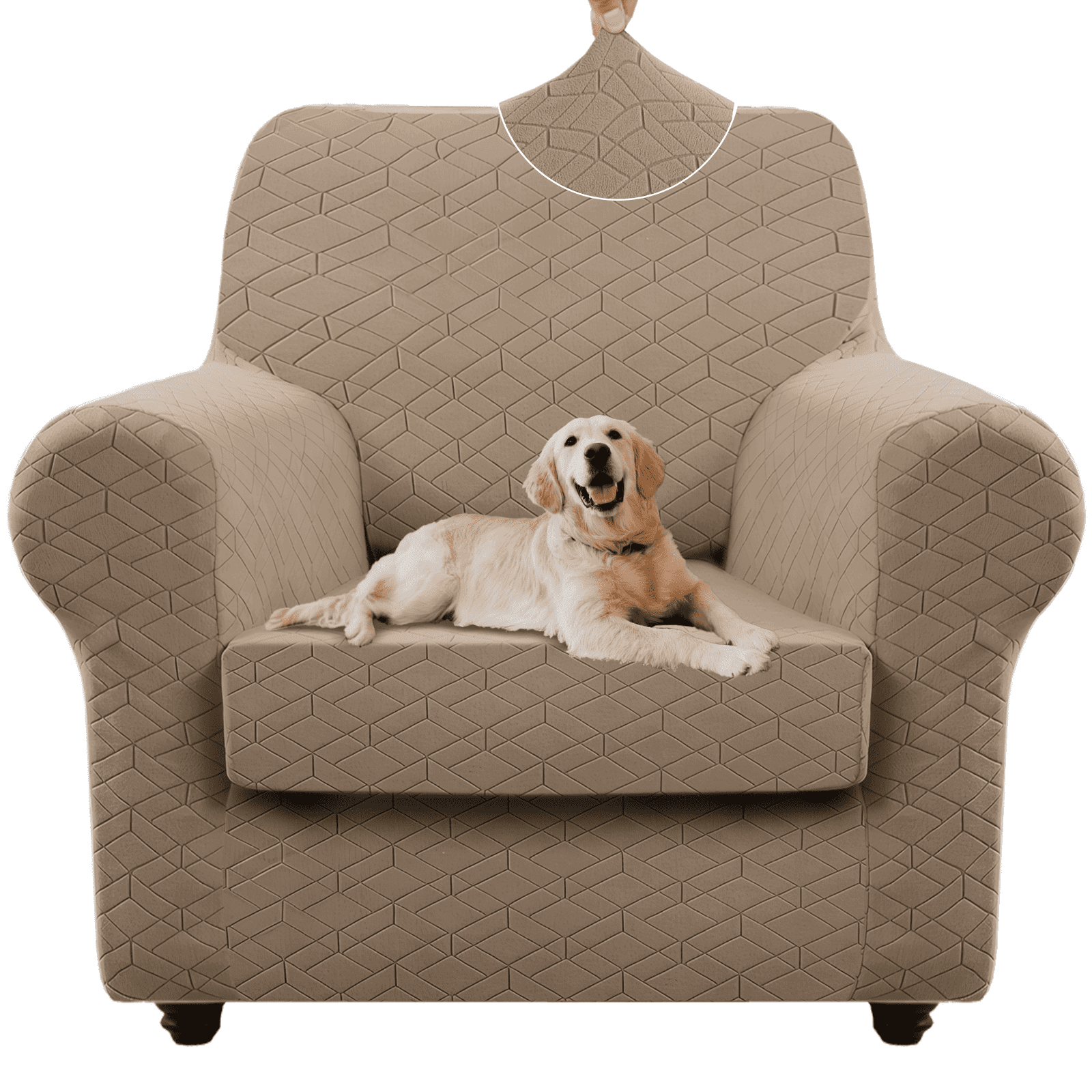 Sanmadrola Stretch 2 Piece Chair Cover Chair Slipcover Sofa Cover ...