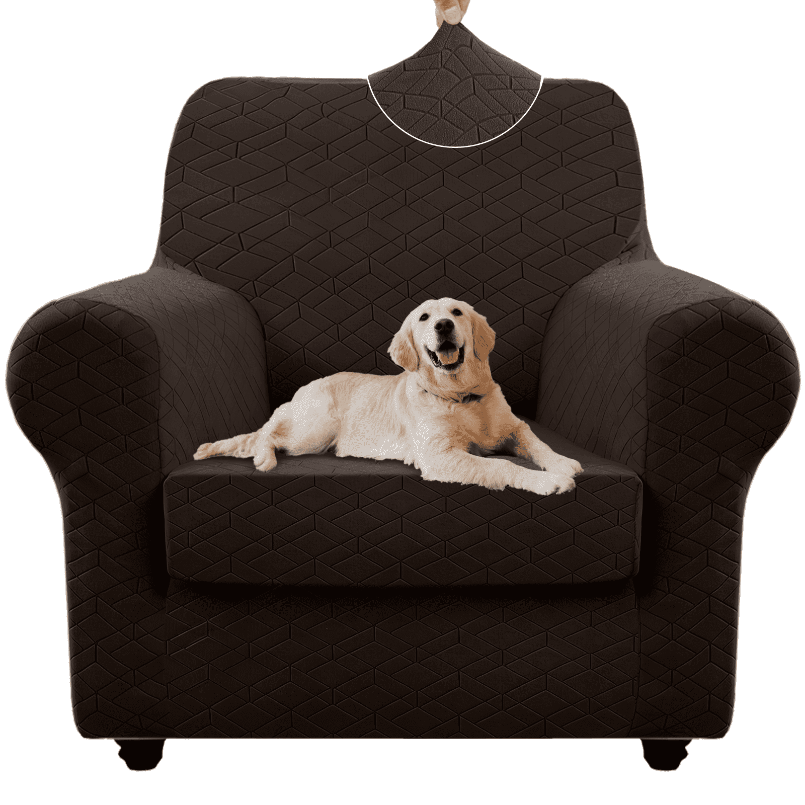 Sanmadrola Stretch 2 Piece Chair Cover Chair Slipcover Sofa Cover ...