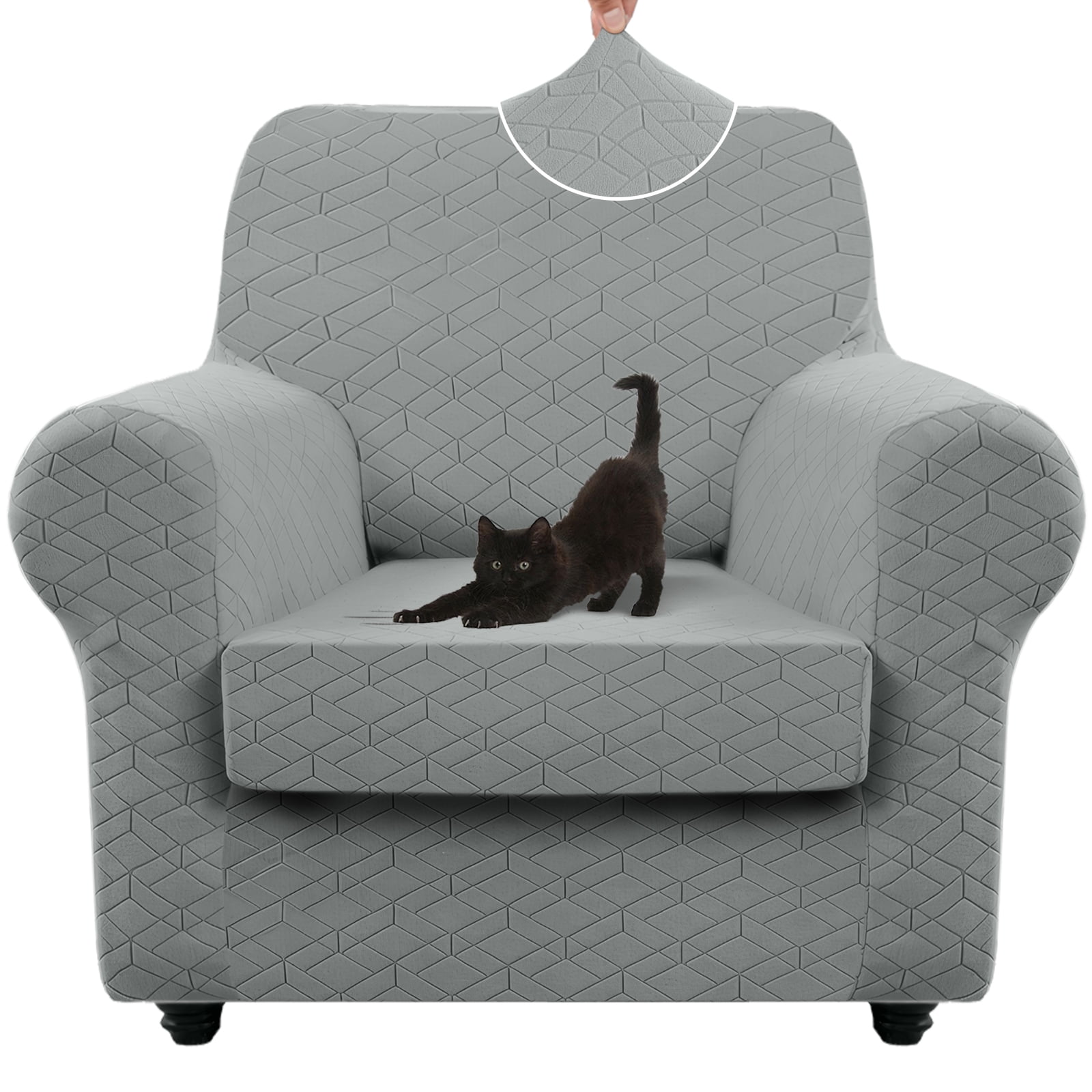 Sanmadrola Stretch 2 Piece Chair Cover Chair Slipcover Sofa Cover ...