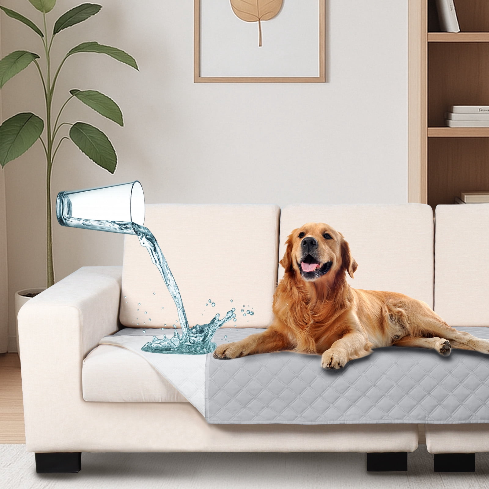 Sanmadrola Waterproof & Dog Bed Cover Pet Blanket Sofa, Couch Cover ...