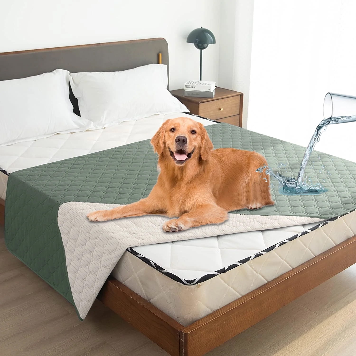 Sanmadrola Waterproof & Dog Bed Cover Pet Blanket Sofa, Couch Cover Mattress Protector Furniture ...