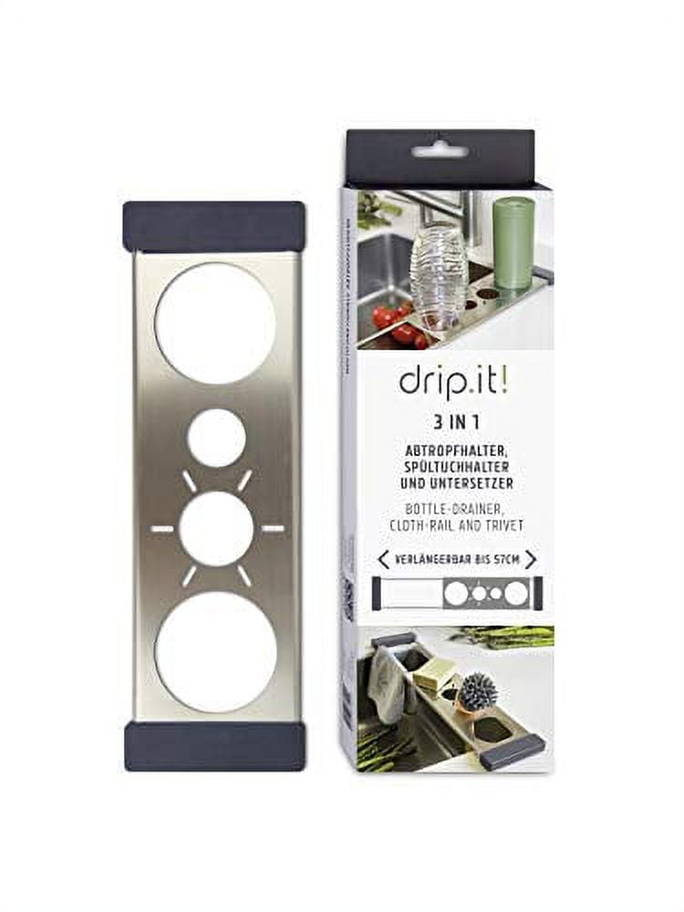 Sanni Shoo drip.it Stainless Steel Multifunctional Kitchen Sink Caddy ...