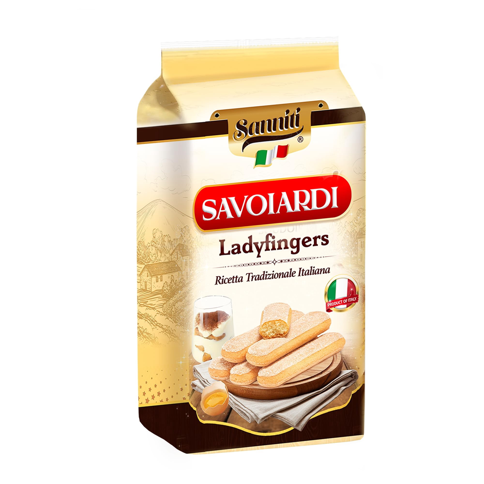 Sanniti Italian Savoiardi Ladyfingers Cookies HYZ01 | Product of Italy ...