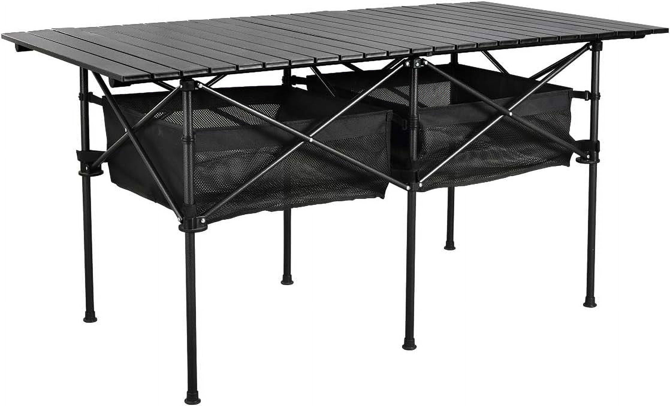 Sanny LargeOutdoor Folding Picnic Camping Table,55"X 27.56"Portable ...