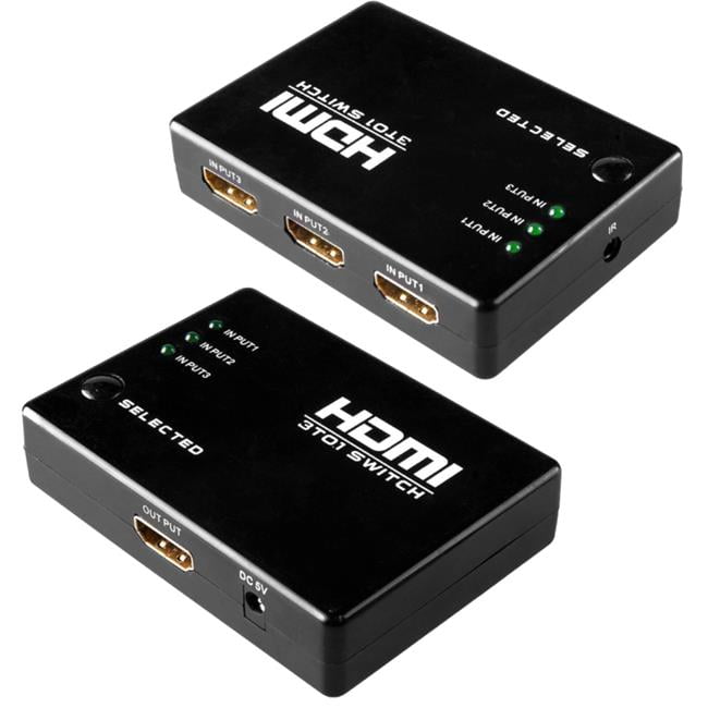 Sanoxy SANOXY-HDMI-SPLT-1X3 3x1 HDMI 3 Port Switch - Walmart.com