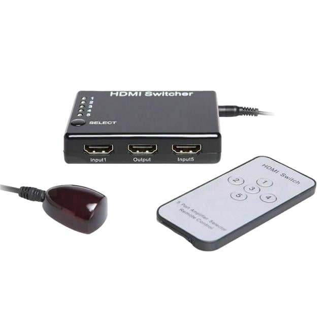 Sanoxy SANOXY-5x1-HDMI-Box 5x1 HDMI 5 Port Switch - Walmart.com