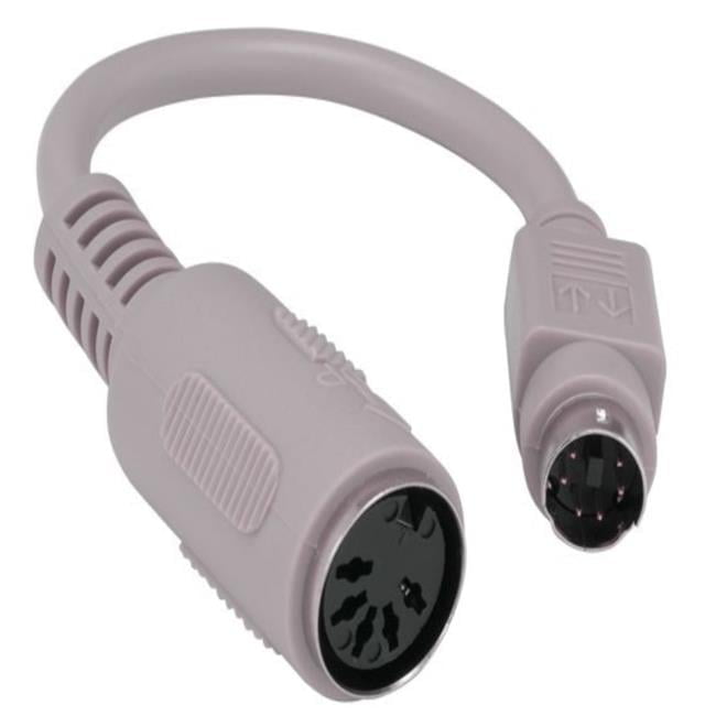 Sanoxy SNX-CBLR-DN102-036I 6 in. DIN5 Female to Mini-DIN6 Male AT to ...