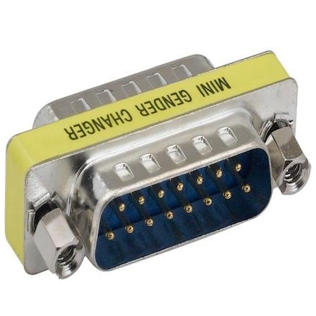 Sanoxy DB15 Male to Male Mini Gender Changer - Pack of 5 - Walmart.com