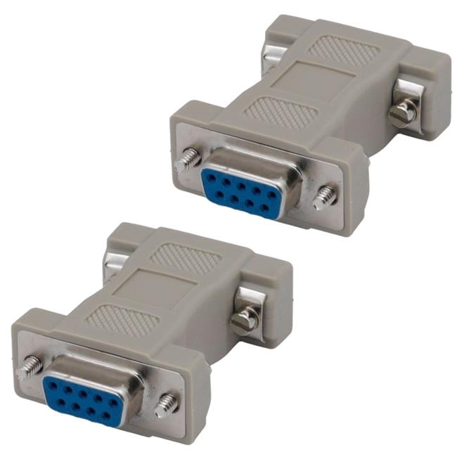 Sanoxy DB9 Female to Female Molded Gender Changer - Pack of 2 - Walmart.com