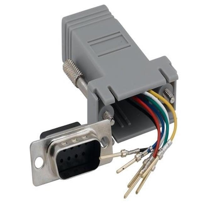 Sanoxy SNX-CBLR-MA201-3200 DB9 Male to RJ-12 Modular Adapter - Gray ...