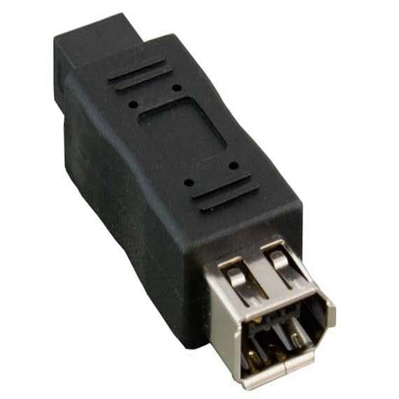 Sanoxy IEEE 1394B FireWire 9-pin Male to 6-pin Female Adapter - Black ...
