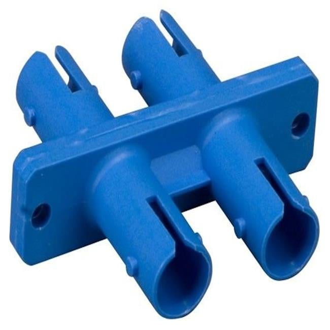 Sanoxy SNX-CBLR-FB202-2221 Multimode ST&ST Duplex Fiber Optic Adapter, Plastic Body - Blue ...