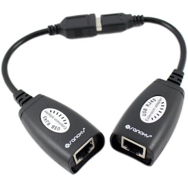 Sanoxy SANOXY-VNDR-USB-CAT5-CBL-set USB to Cat5, 5e & 6 Extension Cable ...