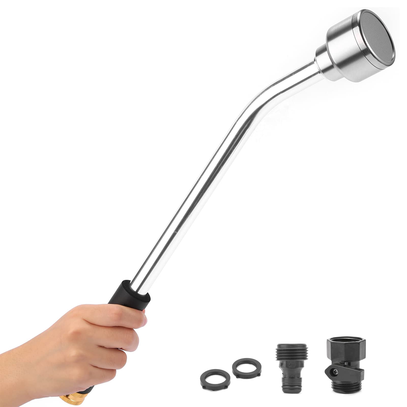 Sanpaint 18-inch Soft Rain Watering Wand with Shut Off Valve ...