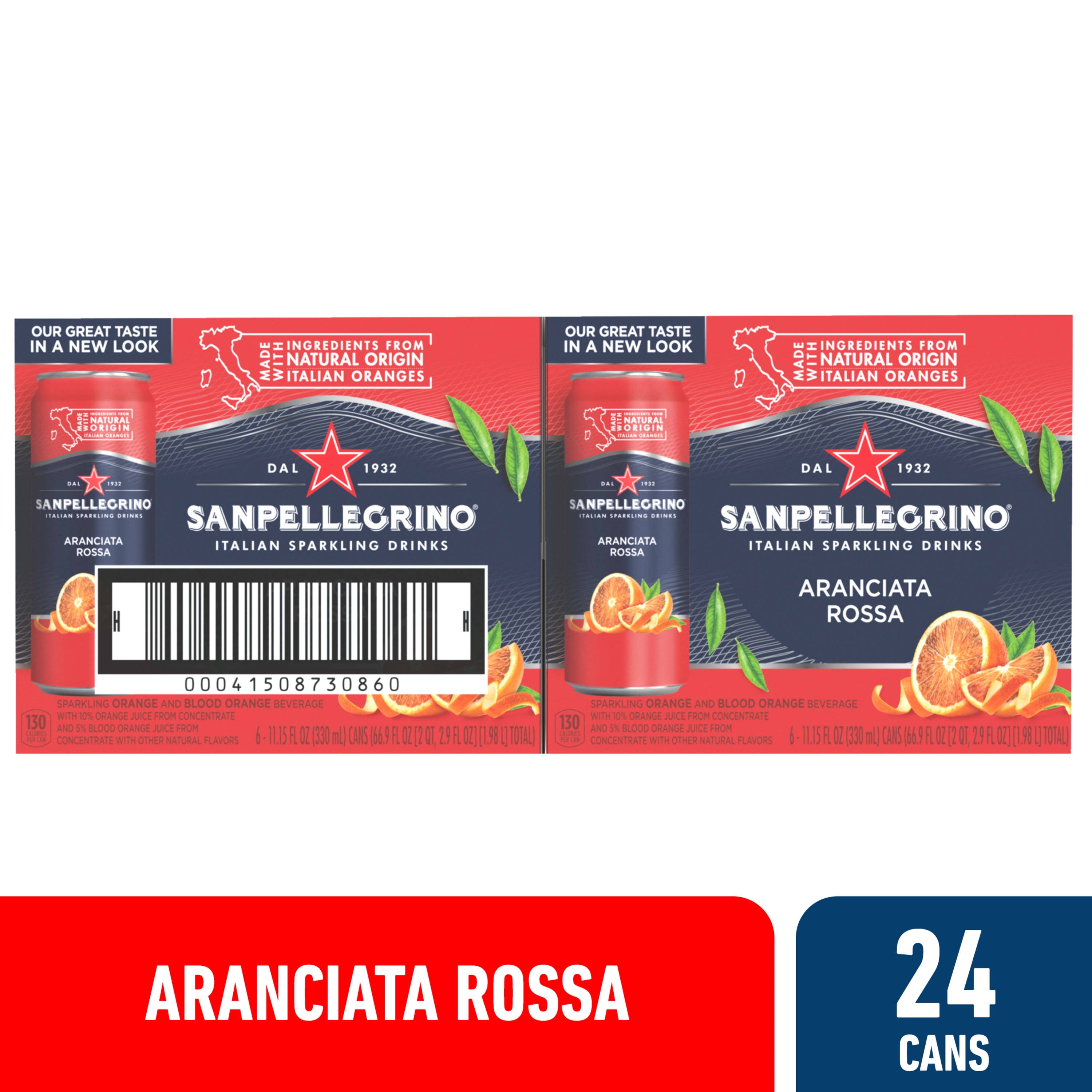 Sanpellegrino Italian Sparkling Drink, Aranciata Rossa, Blood Orange ...