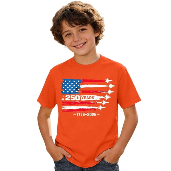 Sanphen Little Boy Shirts 4Th Of July Summer Fashion Independance Day ...