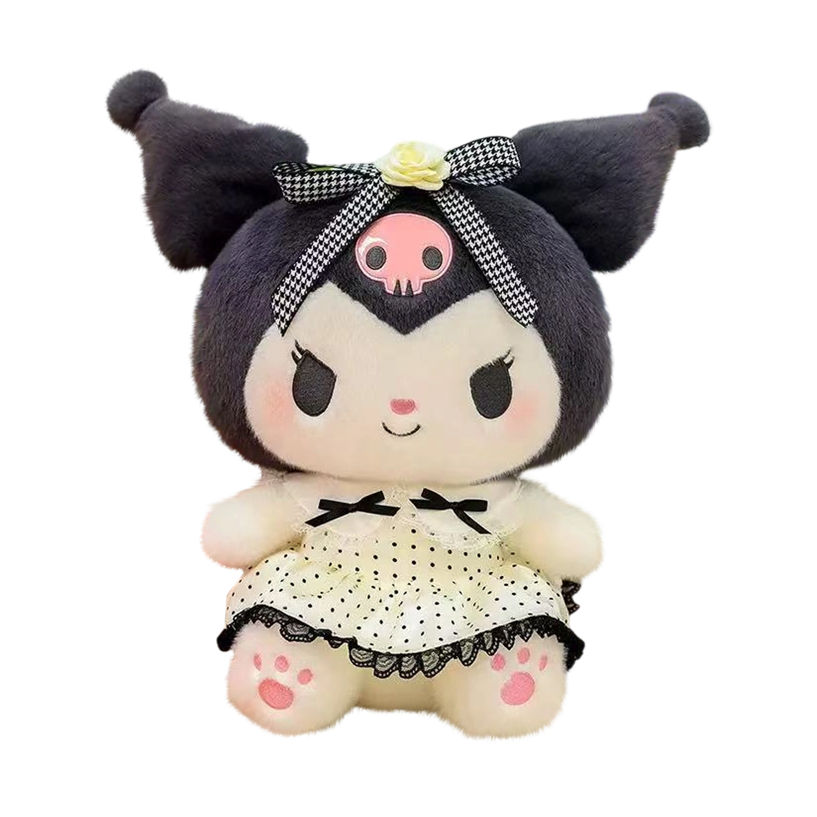 Sanri-o Kuromi Plush Toy,Sanri-o Kuromi Stuffed Animal Cute Doll Toy ...