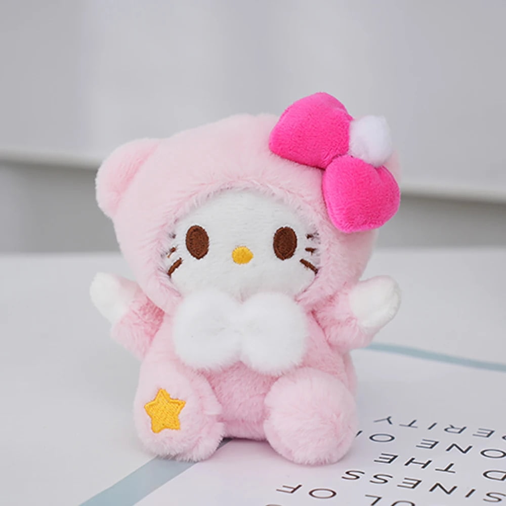 Sanrio 15cm Keychain Hello Kitty Kuromi Cinnamoroll Cross Dressing