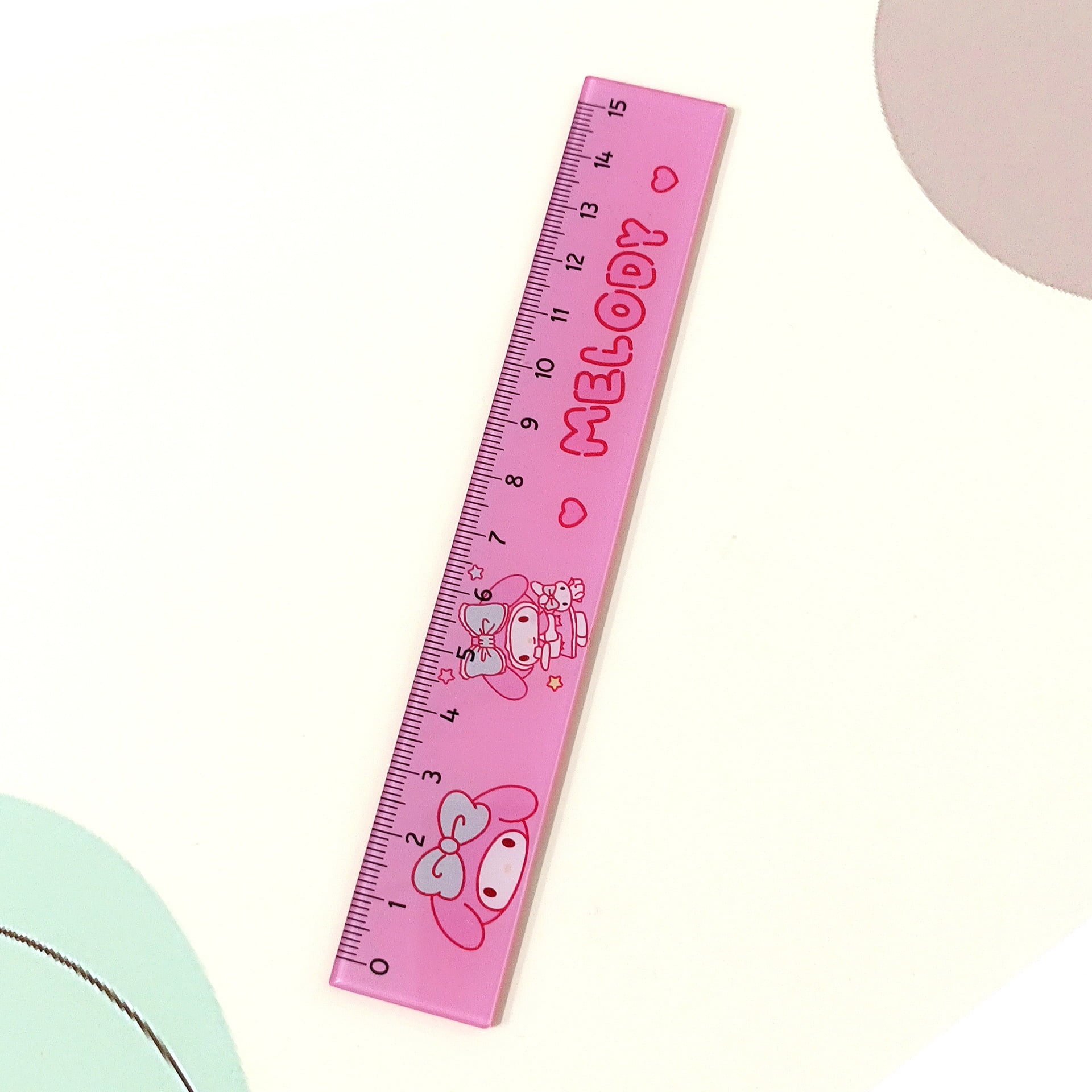 Sanrio 15Cm Ruler Hello Kitty Cinnamoroll My Melody Cartoon Kuromi ...