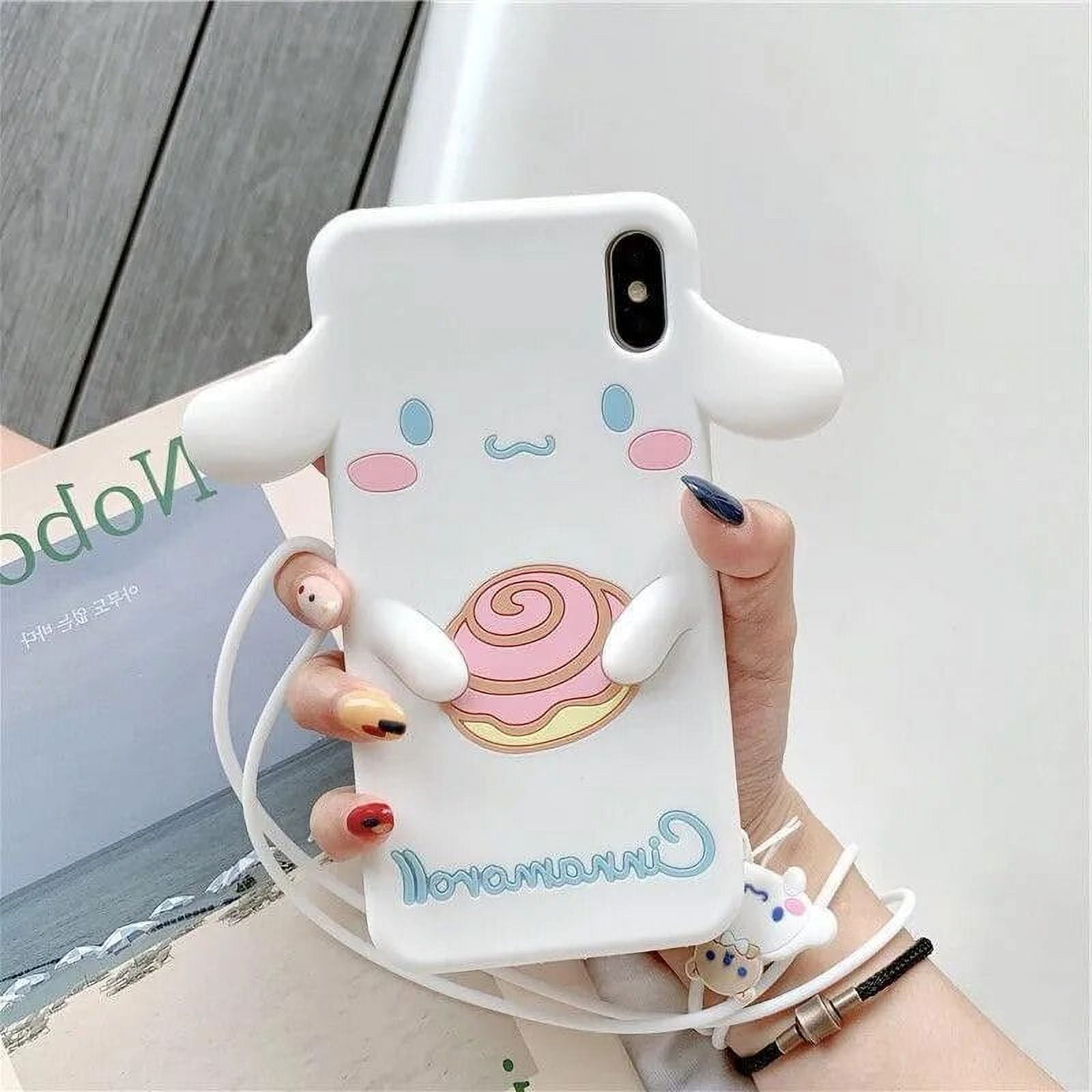Sanrio 3D Cinnamoroll With Lanyard Case For iPhone 14 13 11 12 Pro Max ...