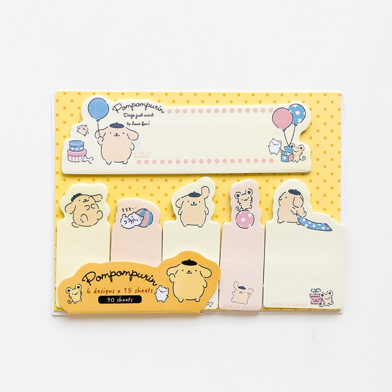 Sanrio 90pcs Cute Anime HelloKitty Memo Pad Sticky Notes Office Supply ...