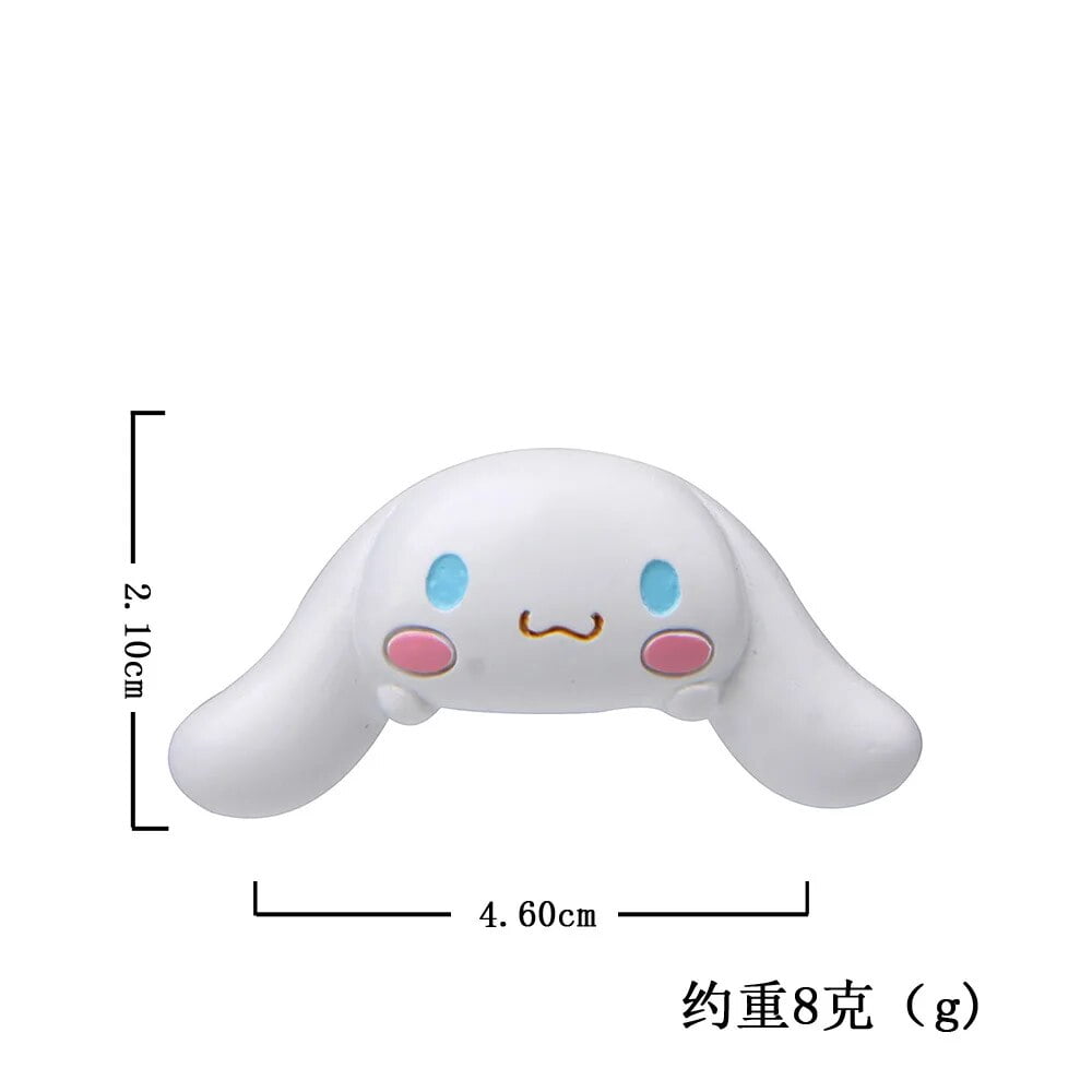 Sanrio Action Figure Fridge Magnet Kawaii Hello Kitty Cinnamoroll My ...