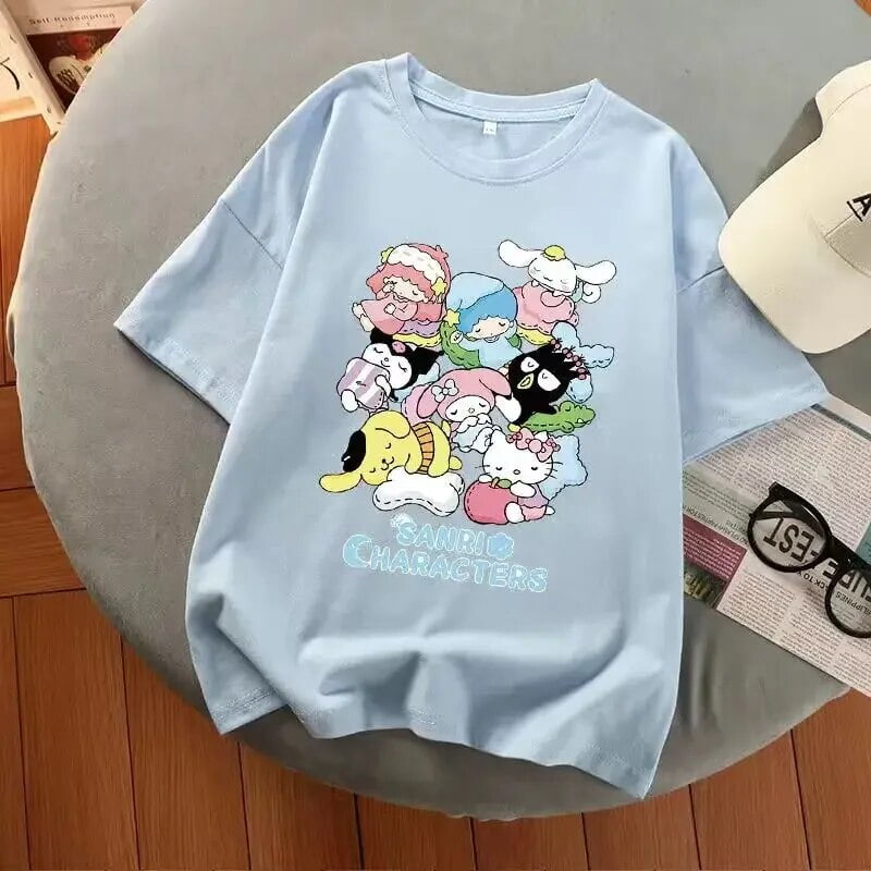 Sanrio Aesthetic Harajuku Summer New My Melody Oversized T Shirt ...
