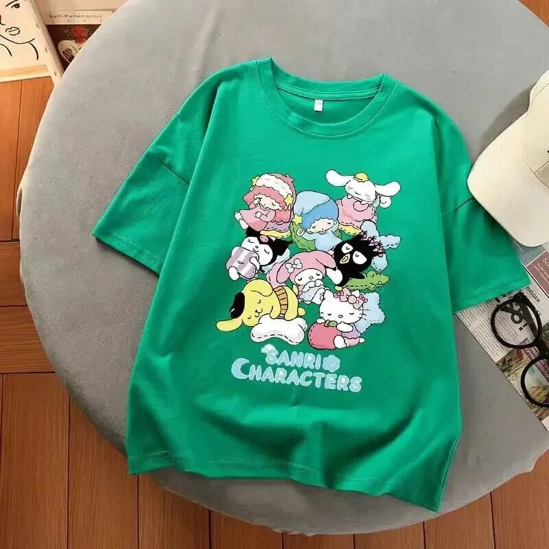 Sanrio Aesthetic Harajuku Summer New My Melody Oversized T Shirt ...
