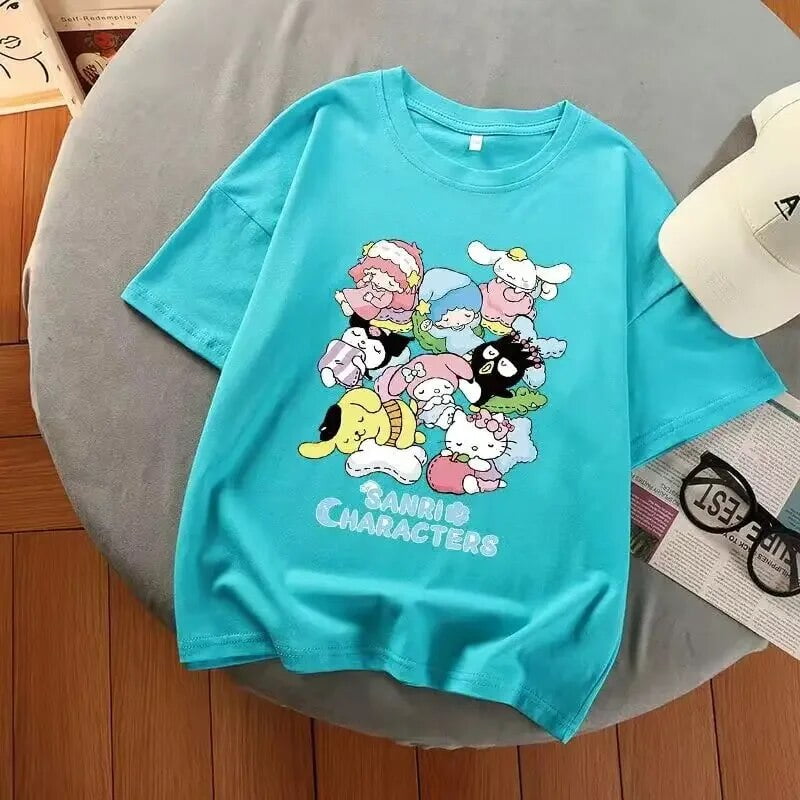 Sanrio Aesthetic Harajuku Summer New My Melody Oversized T Shirt ...