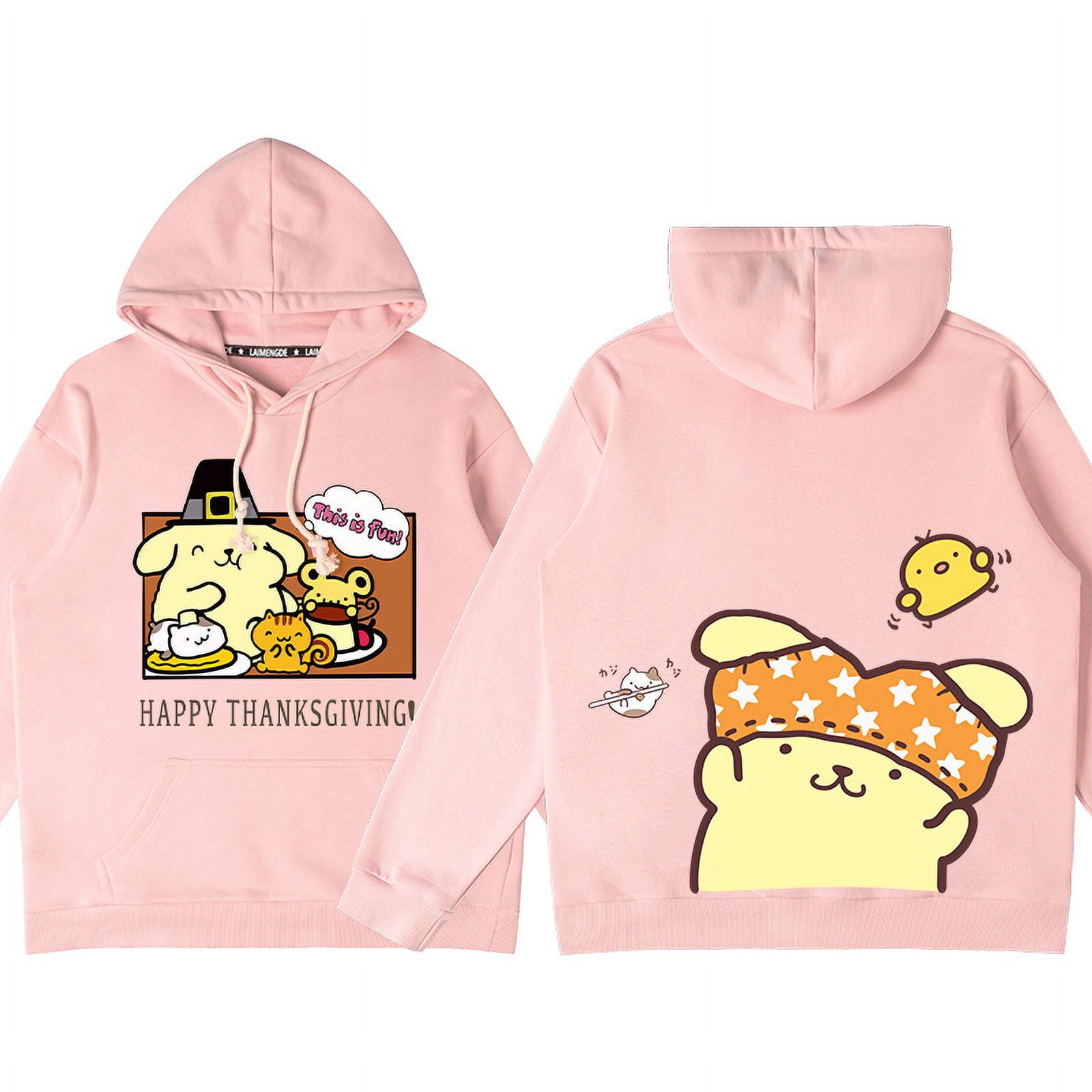 Sanrio Animation Co-name Hoodie Woman 2024 New Pudding Dog Peripheral ...