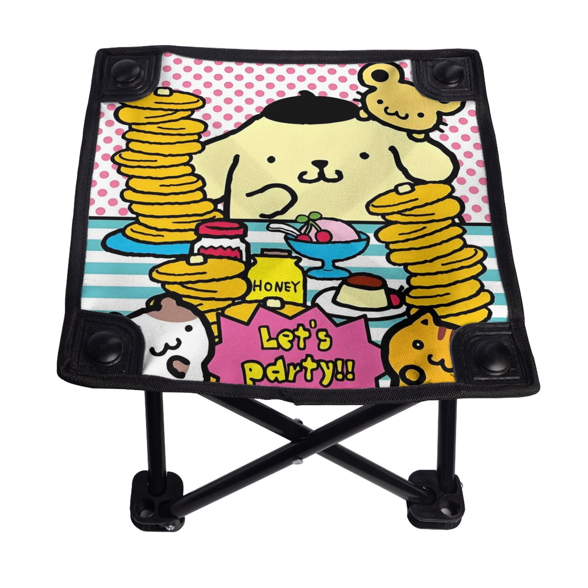 Sanrio Animation folding fishing stool, portable travel chair, outdoor ...
