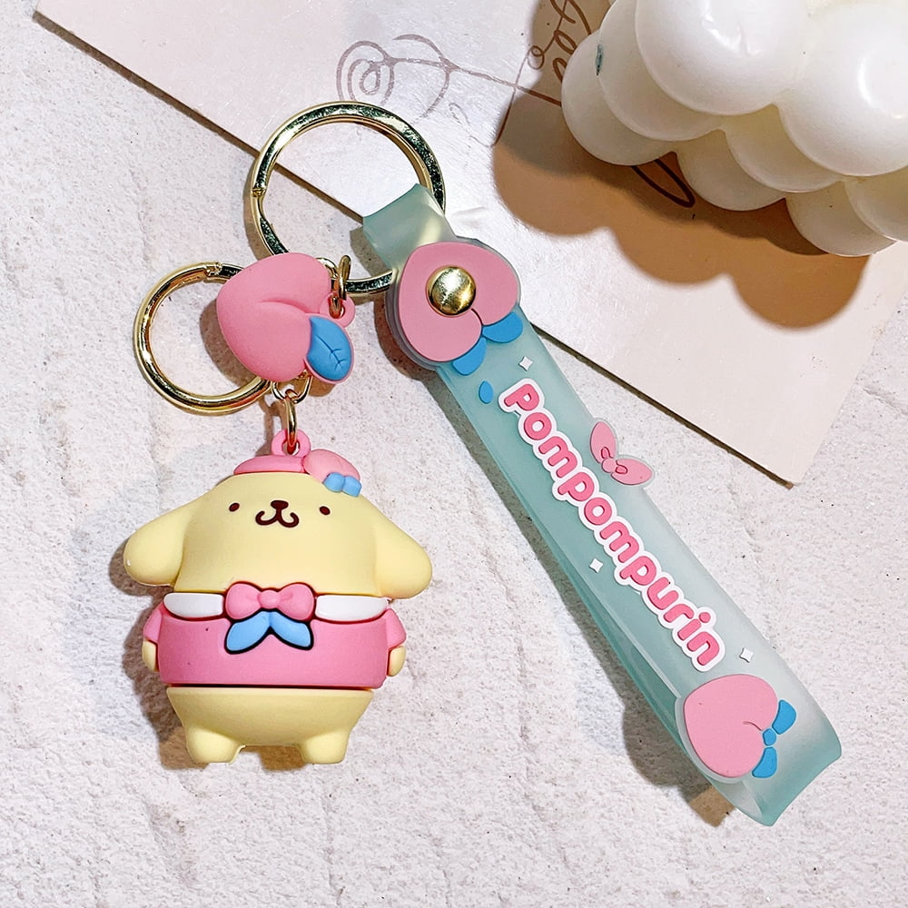 Sanrio Anime Action Figure Keychain Bag Pendant Hello Kitty Melody ...