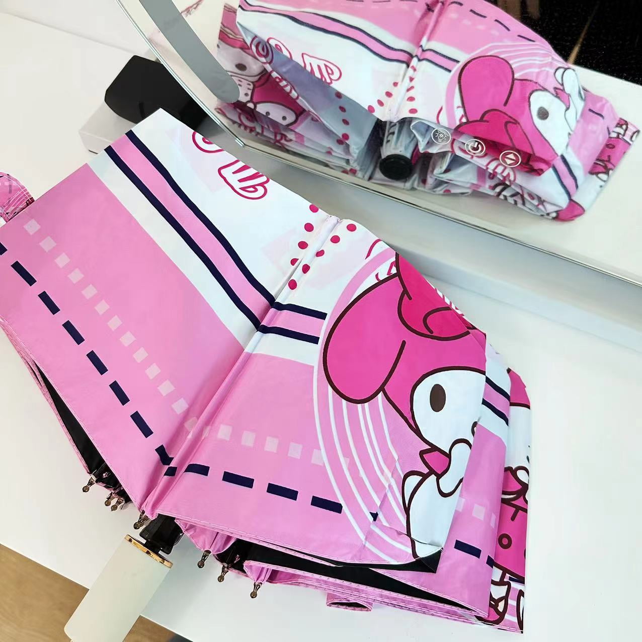 Sanrio Anime Automatic Umbrella Hello Kitty Kuromi My Melody ...