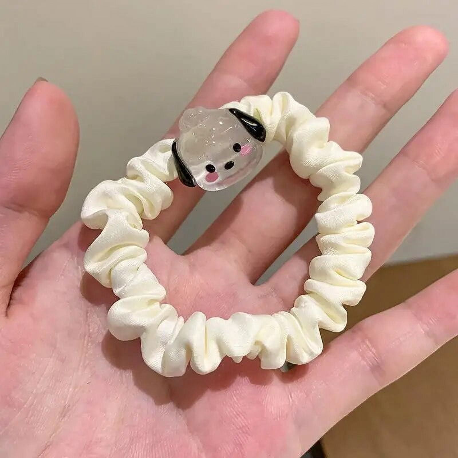 Sanrio Anime Cartoon High Elasticity Cinnamoroll Hair Tie Couple's Big ...