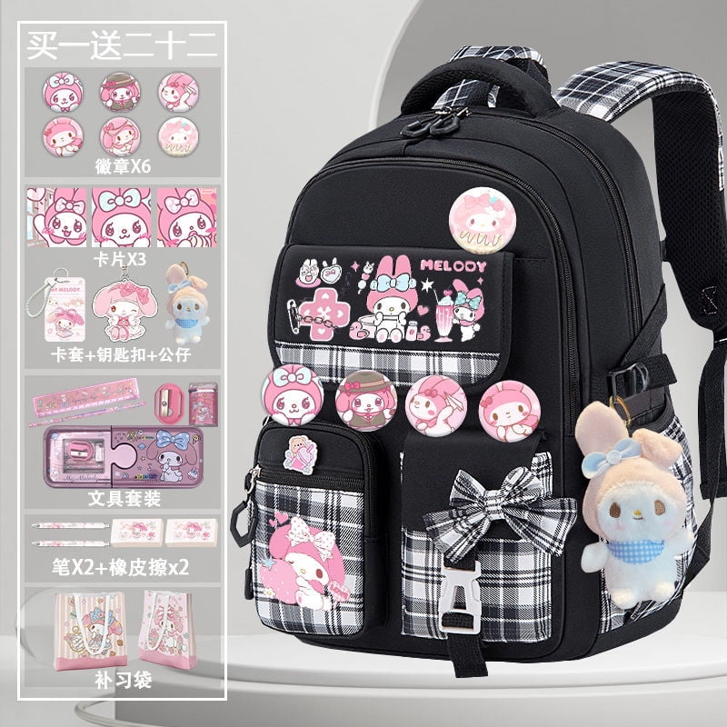 Sanrio Anime Cinnamoroll Backpacks for Children Kawaii Toys Large ...