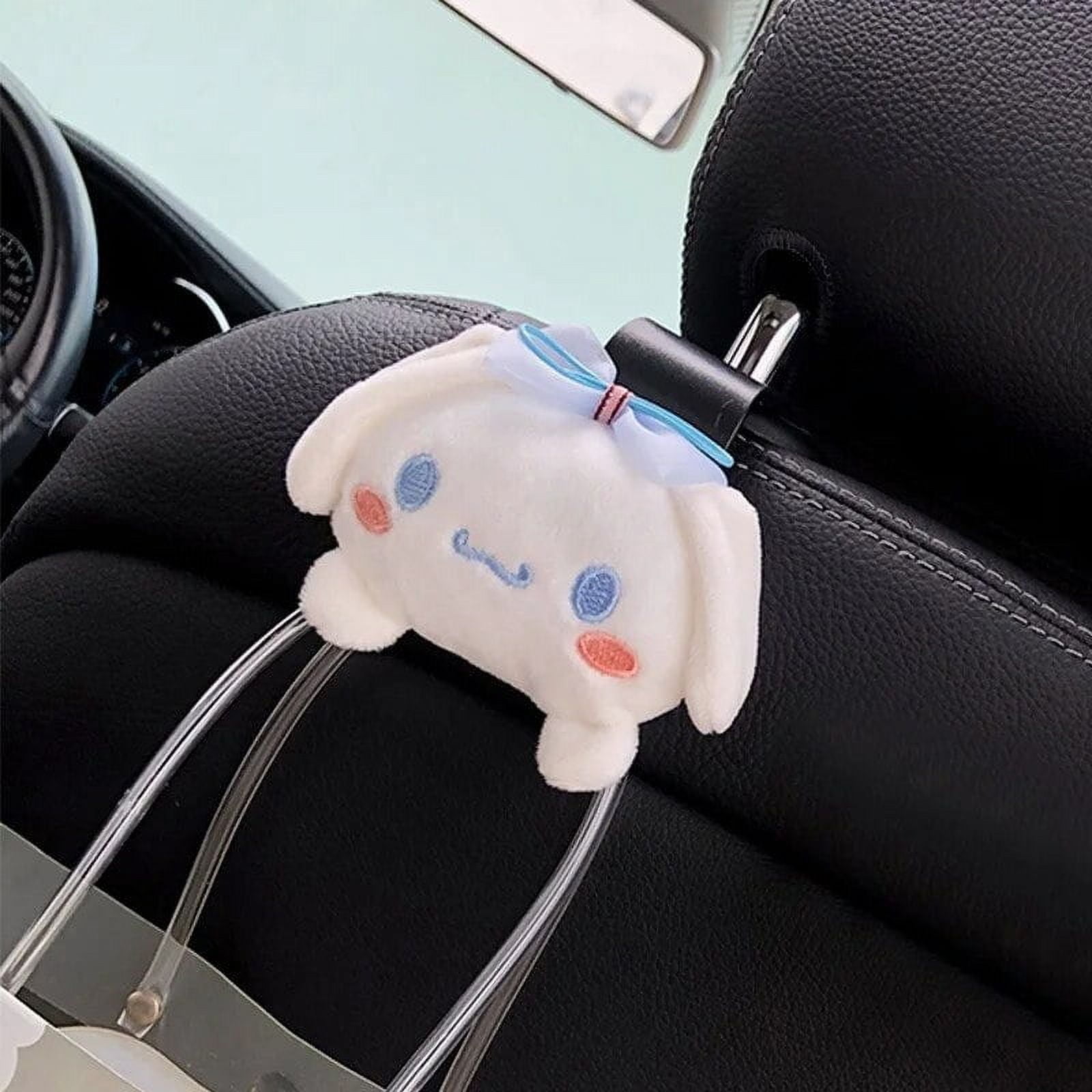 Sanrio Anime Cinnamoroll Hook Plush My Melody Kuromi Car Seat Hook Auto ...