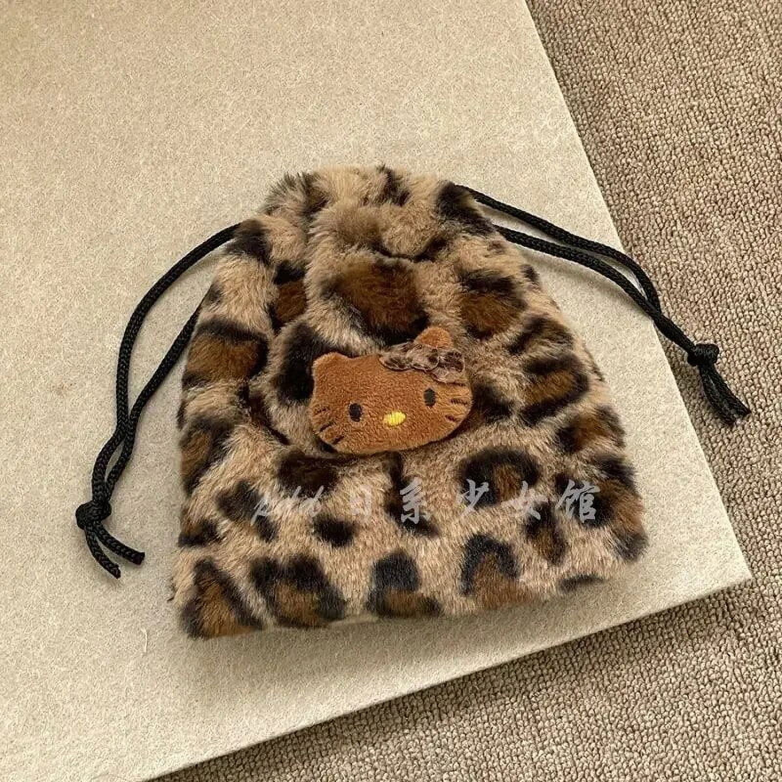 Sanrio Anime Hello Kitty Drawstring Pocket High Capacity Lipstick Data ...