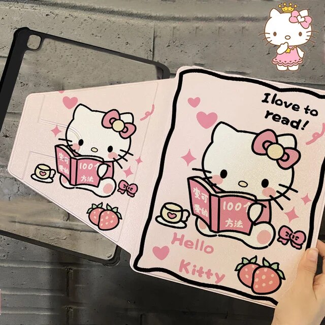Sanrio Anime Hello Kitty Kuromi Ipad Case 10 Generation Air 3 4 5 ...