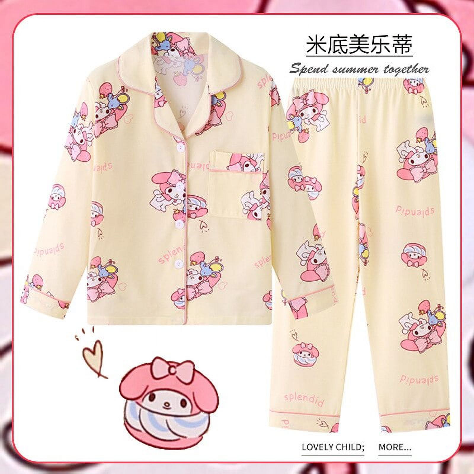 Sanrio Anime Hello Kitty My Melody Cinnamoroll Y2K Children Fall ...
