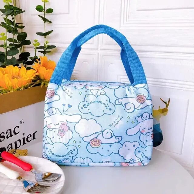 Sanrio Anime Hellokitty Lunch Box Cinnamoroll Mymelody Kawaii Cartoon ...
