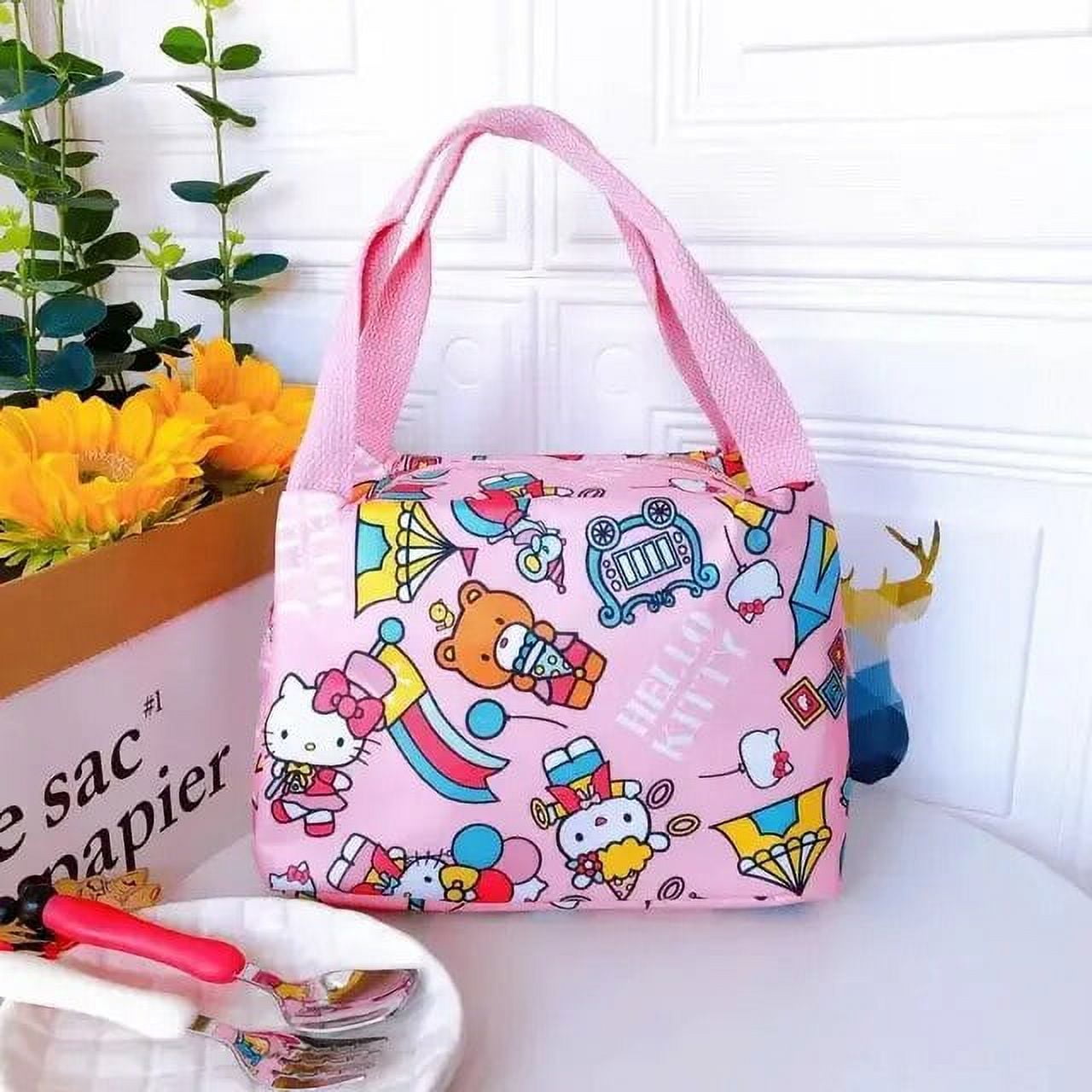Sanrio Anime Hellokitty Lunch Box Cinnamoroll Mymelody Kawaii Cartoon ...