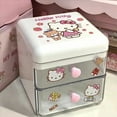 Sanrio Anime Kawaii Hello Kitty Multifunctional Storage Box Cute ...