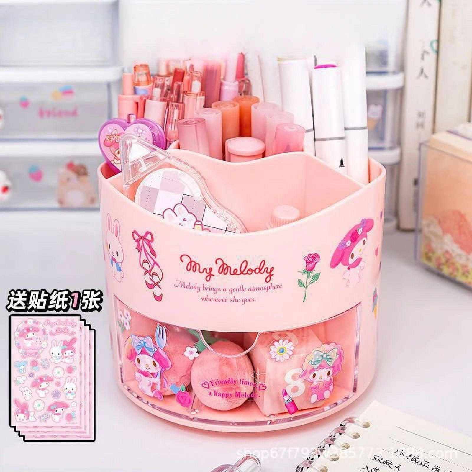 Sanrio Anime Kuromi Cinnamoroll Kawaii Multi-cell Pen Container My ...