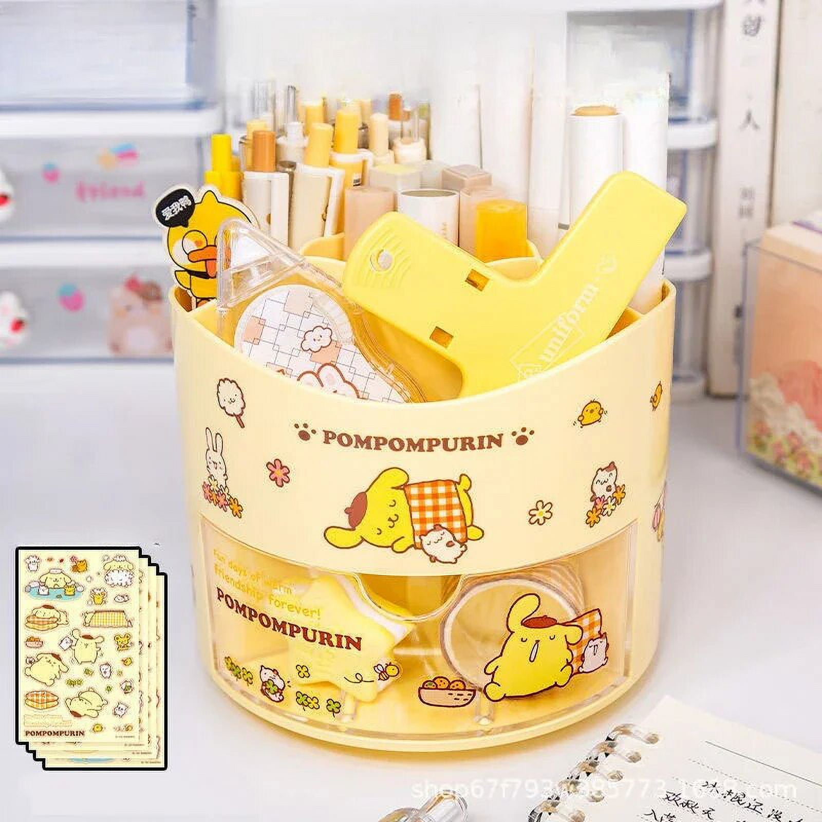 Sanrio Anime Kuromi Cinnamoroll Kawaii Multi-cell Pen Container My ...