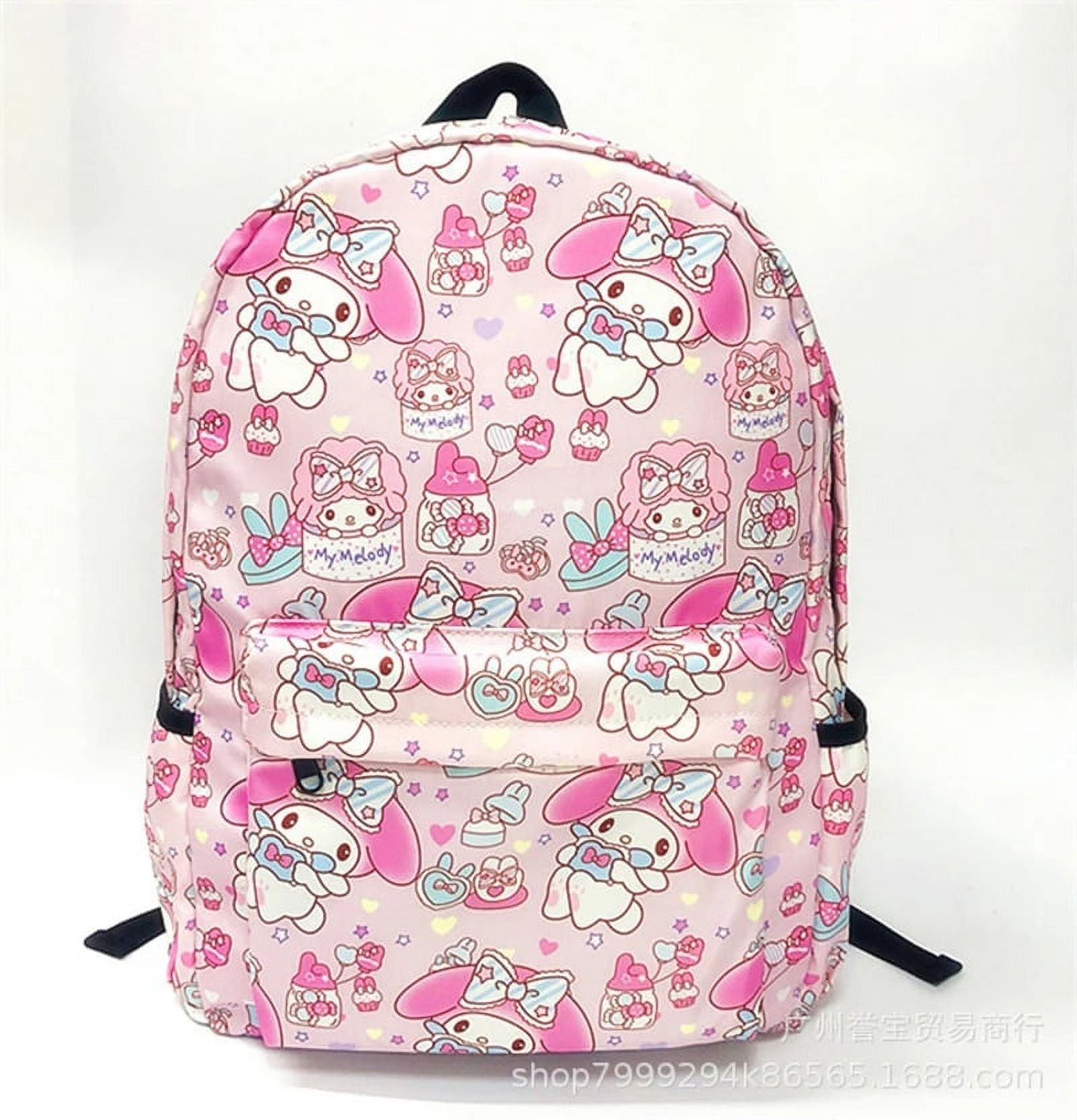 Sanrio Anime My Melody Kuromi Cinnamoroll Student Bag Backpack Parent ...
