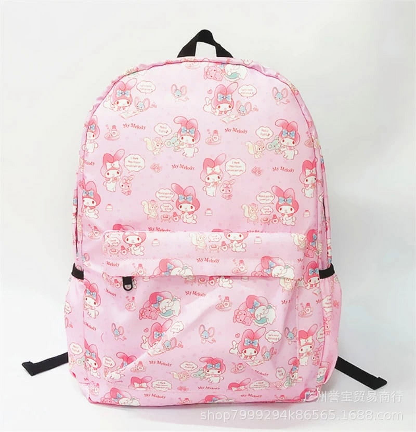 Sanrio Anime My Melody Kuromi Cinnamoroll Student Bag Backpack Parent ...